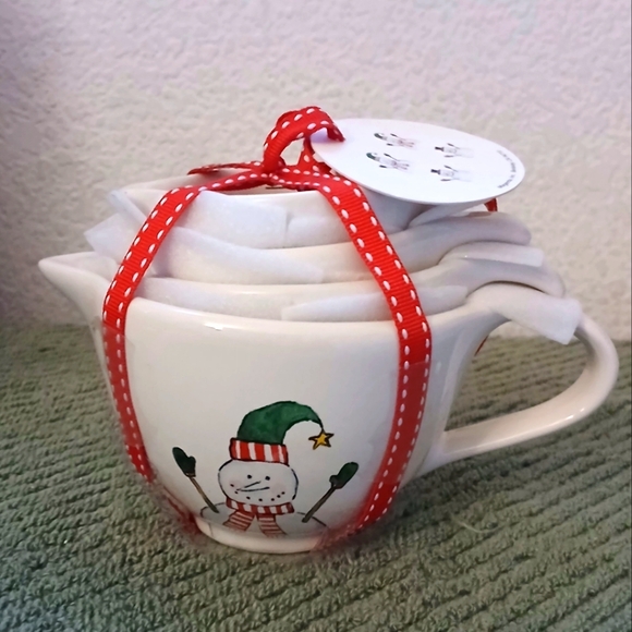 Rae Dunn | Holiday | Rae Dunn Snowman Measuring Cups | Poshmark